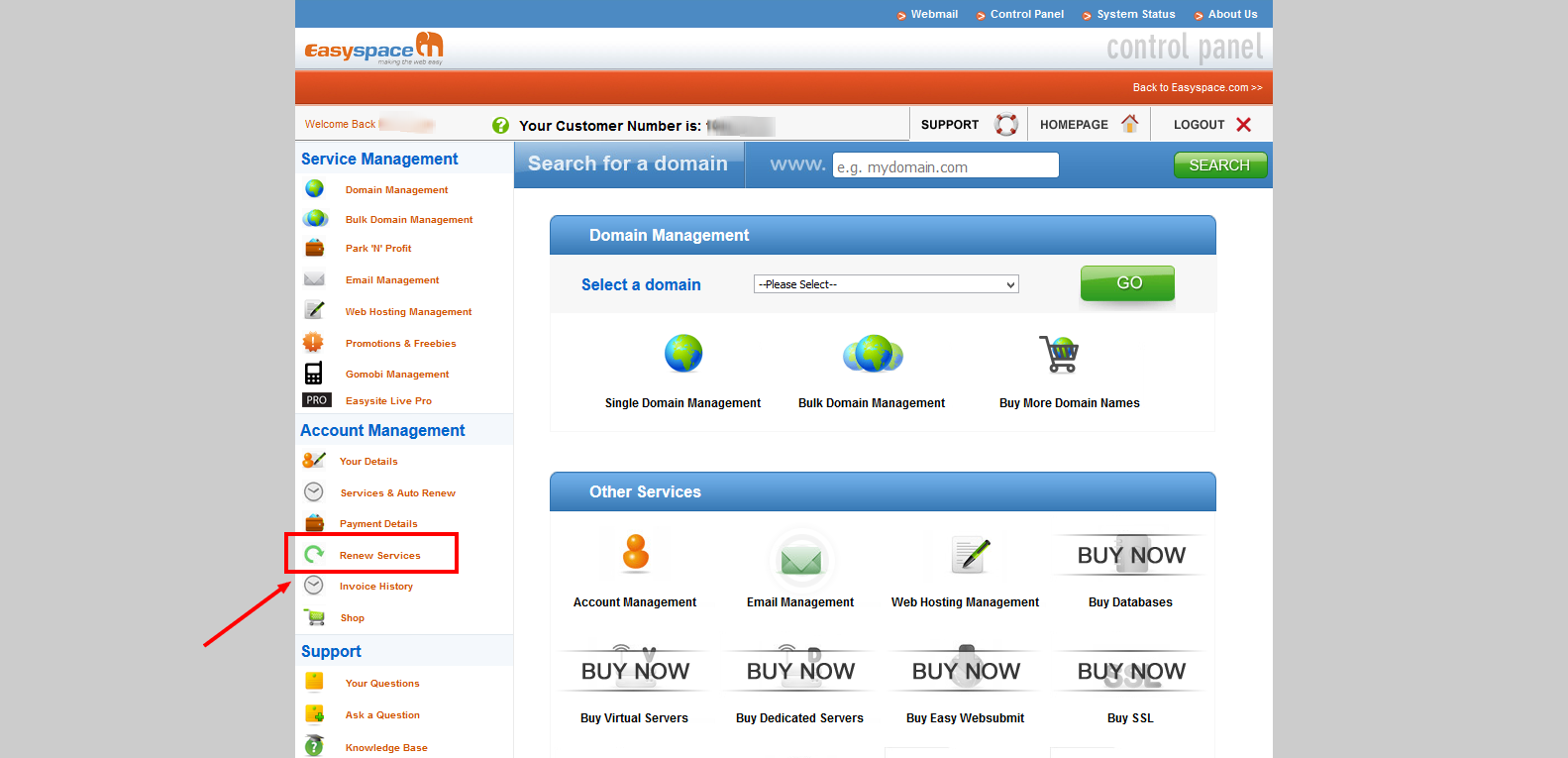 Using A Domain Hosted By easyspace.com - HugoFox Connecting Communities