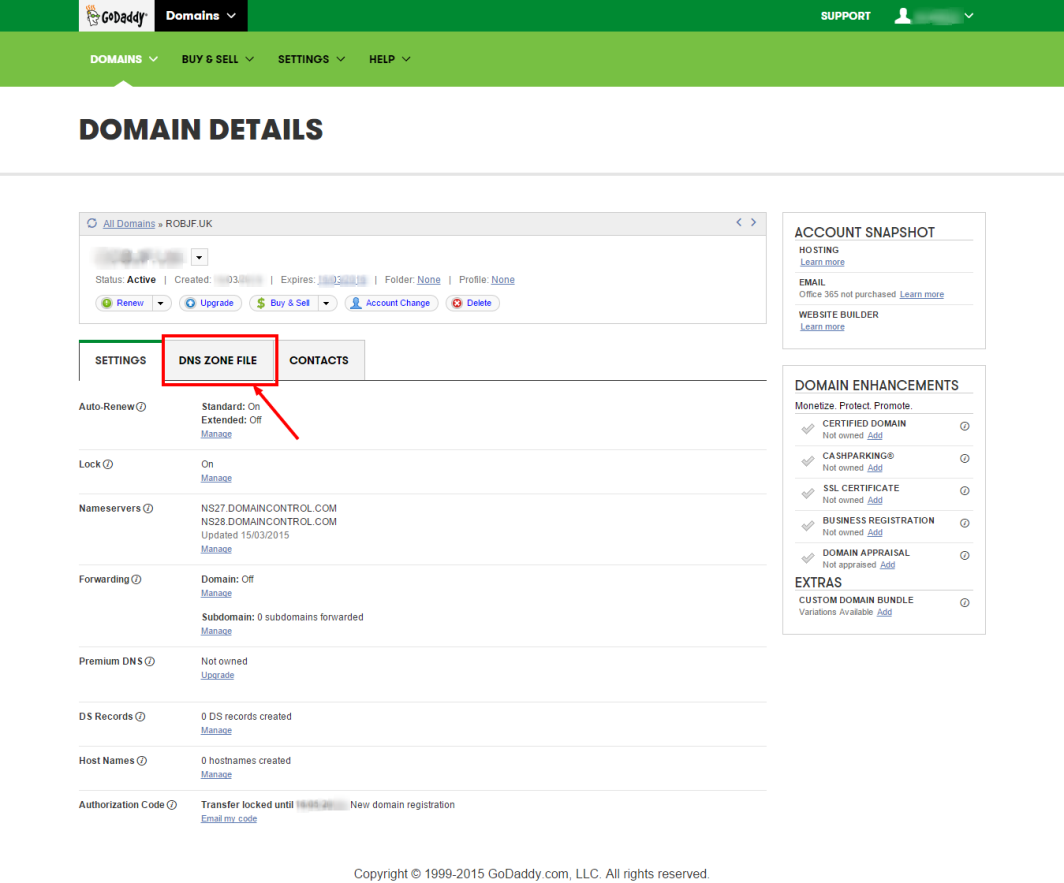Using A Domain Hosted By GoDaddy.com - HugoFox Connecting Communities