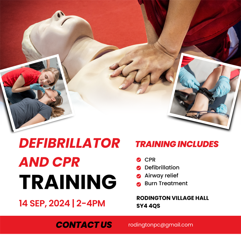 FREE defibrillator and CPR training., Telford : Local News - HugoFox
