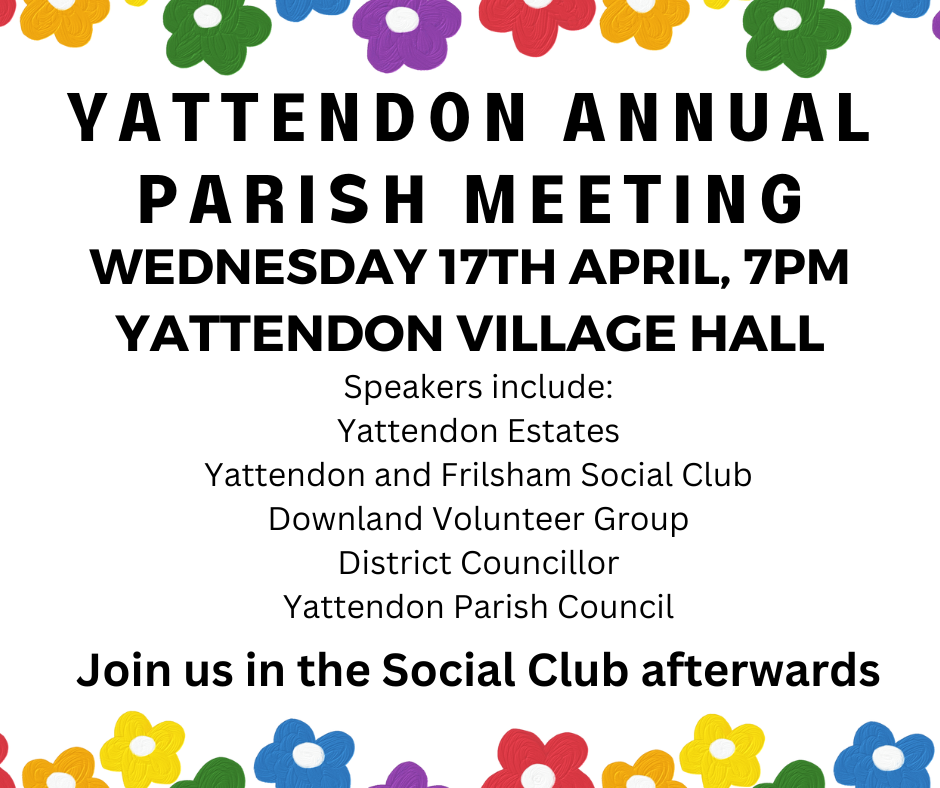 Annual Parish Meeting 17th April 2024, Yattendon, Thatcham : Local News ...