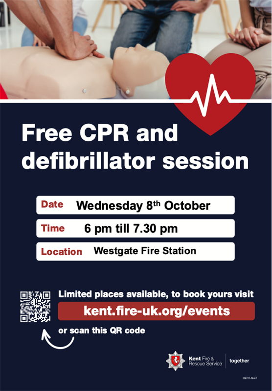 Free CPR & Defibrillator Training, Westgate-On-Sea : Local News - HugoFox