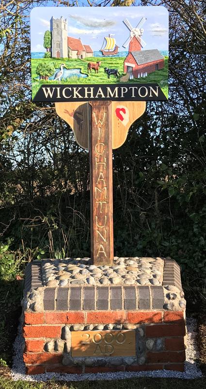 New Village Sign for Wickhampton, Freethorpe, Norwich : Local News ...