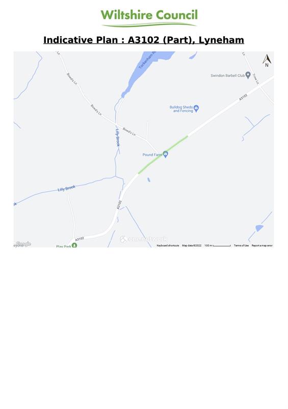 Temporary Traffic Regulation Order (TTRO) for A3102 (Part), Lyneham and ...