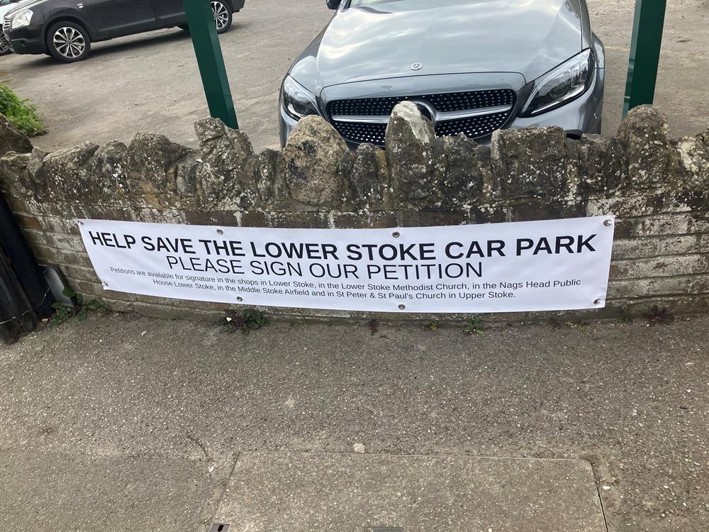 UPDATE ON THE 'HELP SAVE THE LOWER STOKE CAR PARK PETITION', Lower ...