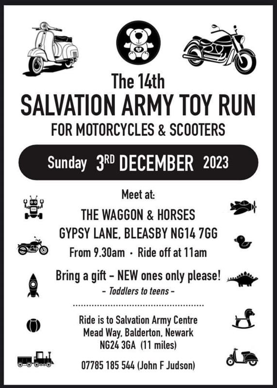 2023 Salvation Army Toy Run, Bleasby, Nottingham : Local News - HugoFox