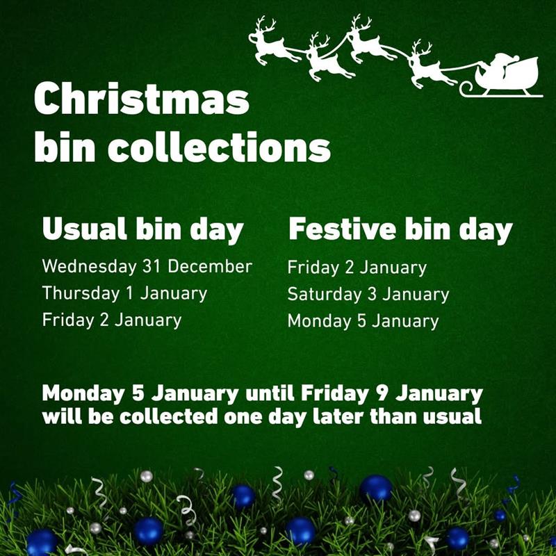 New Year Bin Days, Chart Sutton, Maidstone : Local News - HugoFox