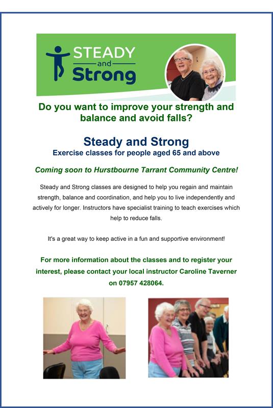 Steady & Strong Exercise Classes - Coming Soon!, Hurstbourne Tarrant ...