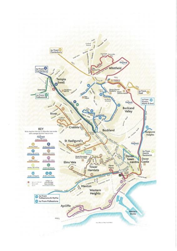Revised Stagecoach Bus Services for Dover from 17Nov24, Dover : Local ...